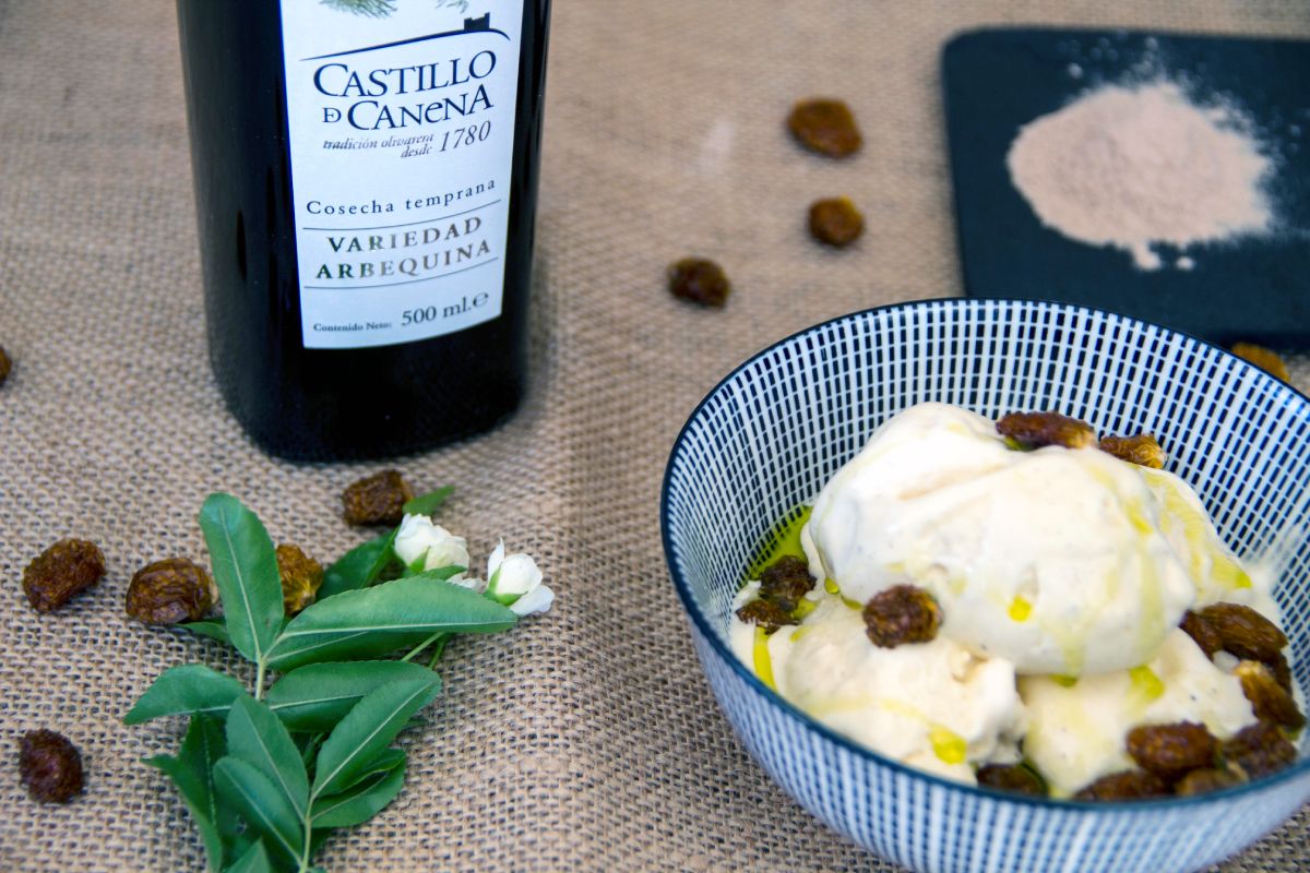 Receta de Helado de lúcuma y Golden Berry con aceite de oliva virgen ...