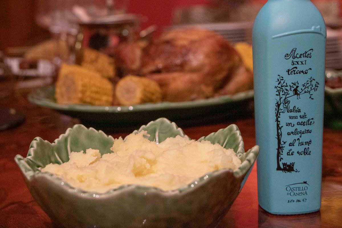 Receta de Puré de patata con aceite de oliva al humo de roble ...